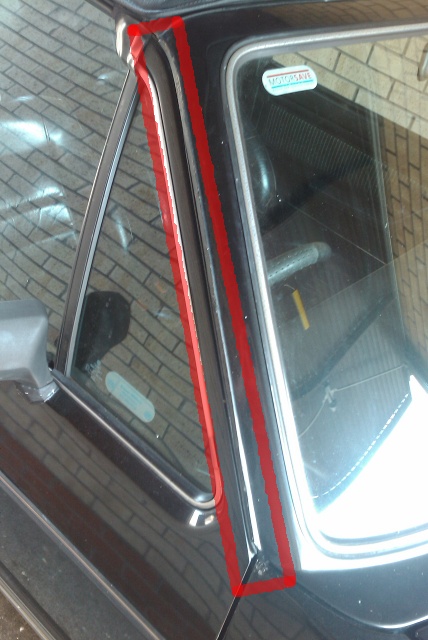 View topic: Windscreen pillar exterior trim – The Mk1 Golf Owners Club